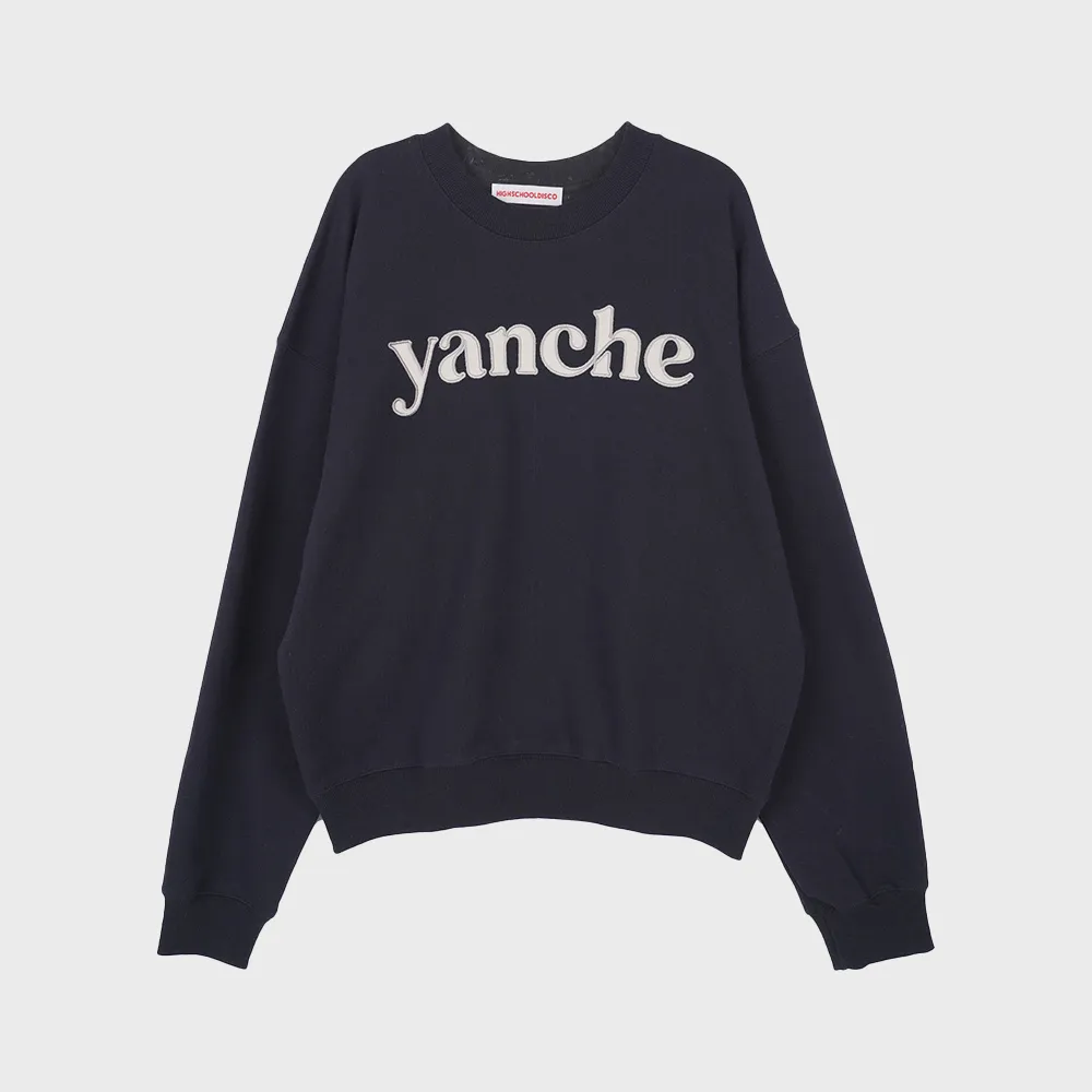 YANCHE 맨투맨_네이비 - 감도 깊은 취향 셀렉트샵 29CM