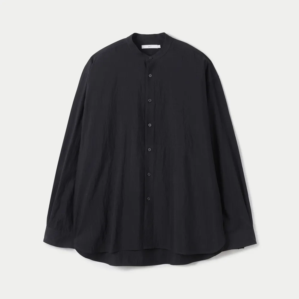 VOILE CREASE OVERSIZED SHIRTS BLACK (247) - 감도 깊은 취향 셀렉트샵 29CM