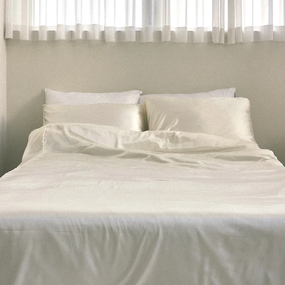 Cream 새틴 이불커버 - 감도 깊은 취향 셀렉트샵 29CM