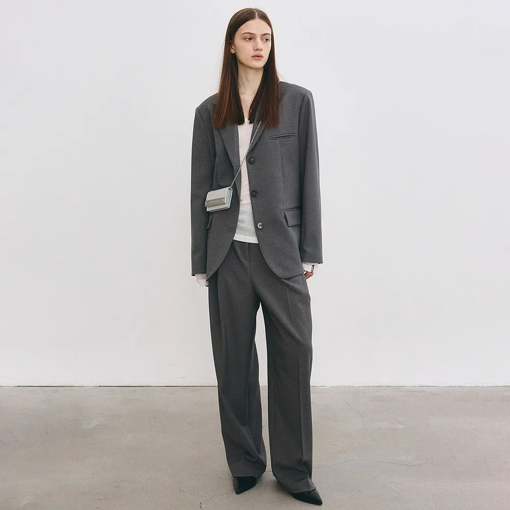 MINIMAL CLASSIC SUIT SET UP_GRAY - 감도 깊은 취향 셀렉트샵 29CM