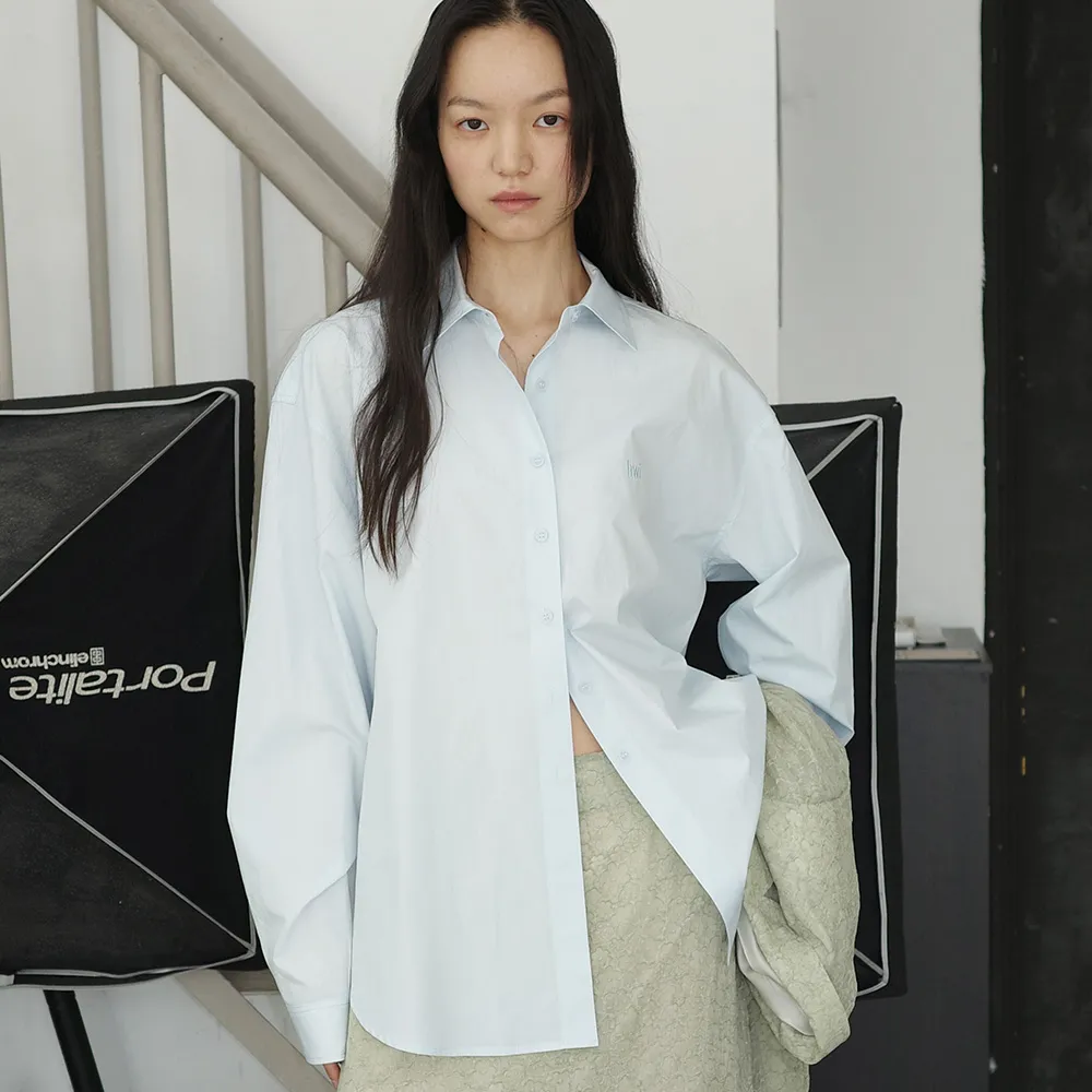 [바로배송] HWI LOGO SHIRT [LIGHT BLUE] - 감도 깊은 취향 셀렉트샵 29CM