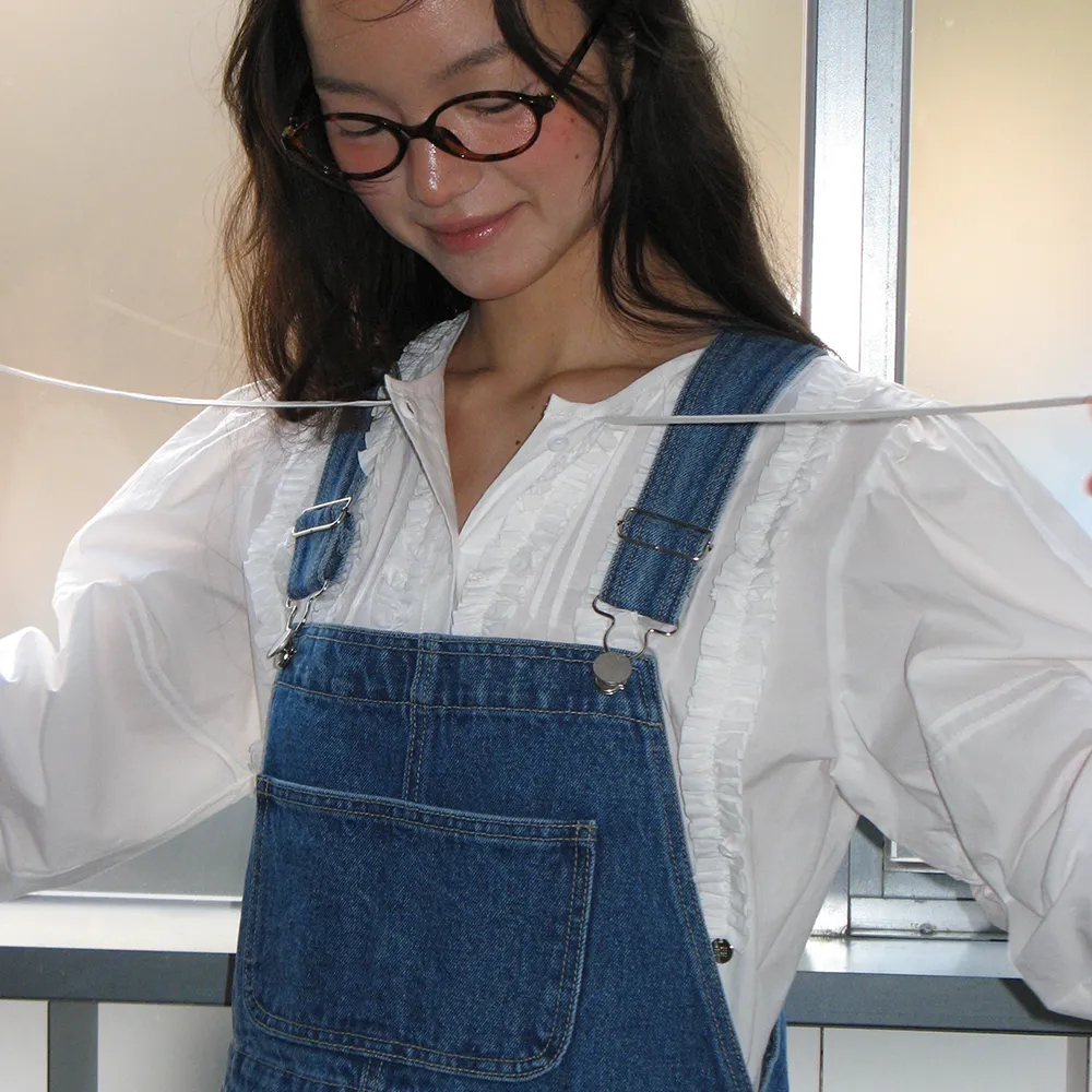 FRILLY RUFFLE RIBBON TIE VINTAGE BLOUSE WHITE - 감도 깊은 취향 셀렉트샵 29CM