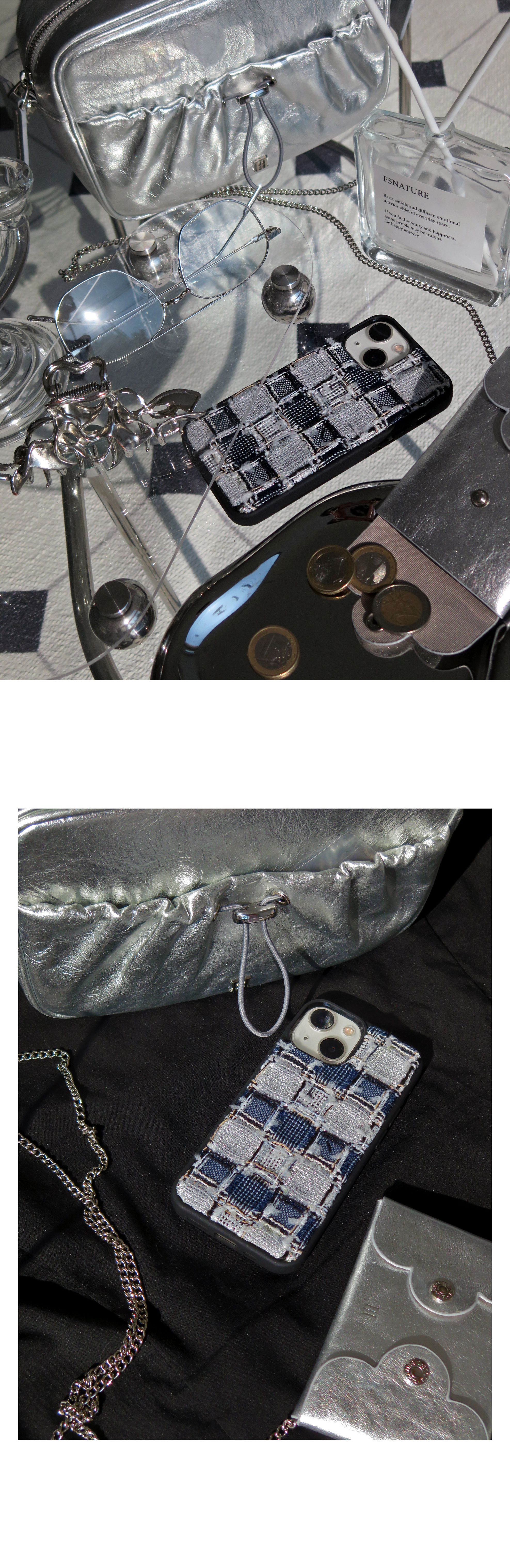 TEXTILE PHONE CASE [GRID] - 감도 깊은 취향 셀렉트샵 29CM