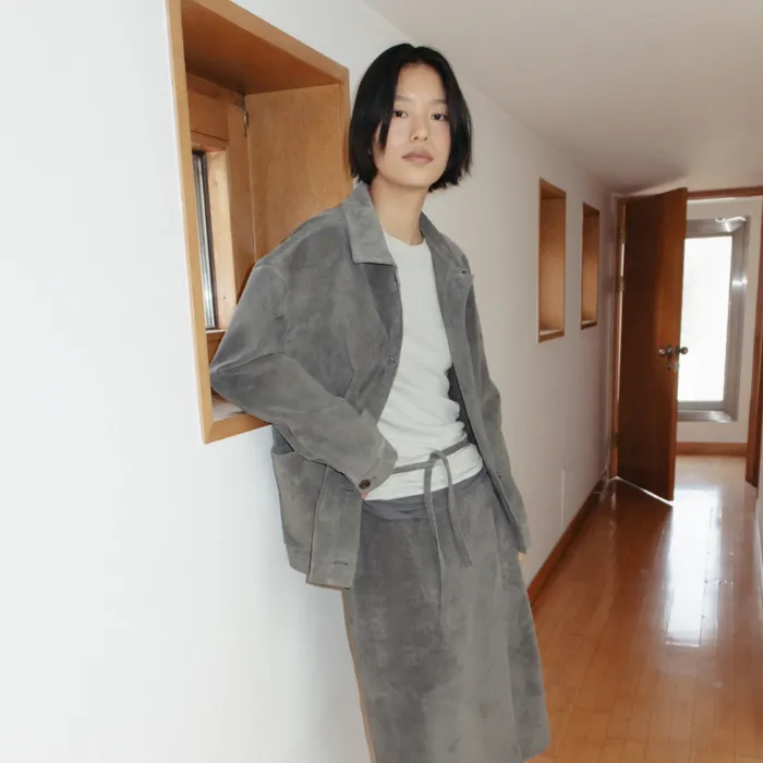 [29CM 단독] Suede work jacket (gray / light beige) - 감도 깊은 취향 셀렉트샵 29CM