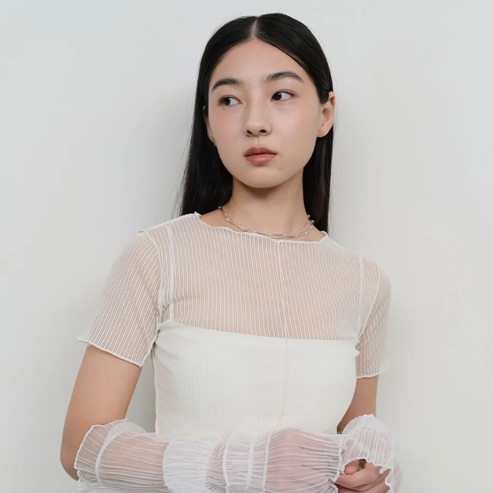 Back Slit Lettuce Stitch Top [Yellow] - 감도 깊은 취향 셀렉트샵 29CM