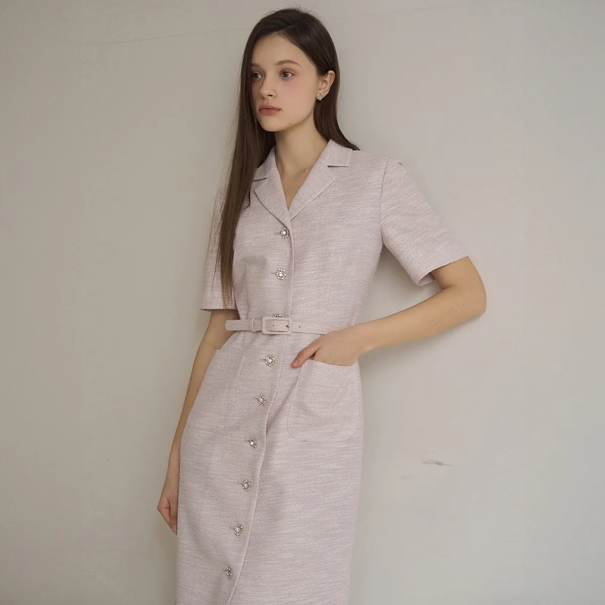 25SS 칼라118 원파인데이 퀸롱 트위드원피스 퍼플 - 감도 깊은 취향 셀렉트샵 29CM