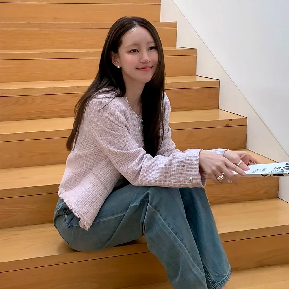 [강문경PICK] 29cm 단독 - Embroidery Point Semi-Wide Denim Pants (SB) - 감도 깊은 취향 셀렉트샵 29CM