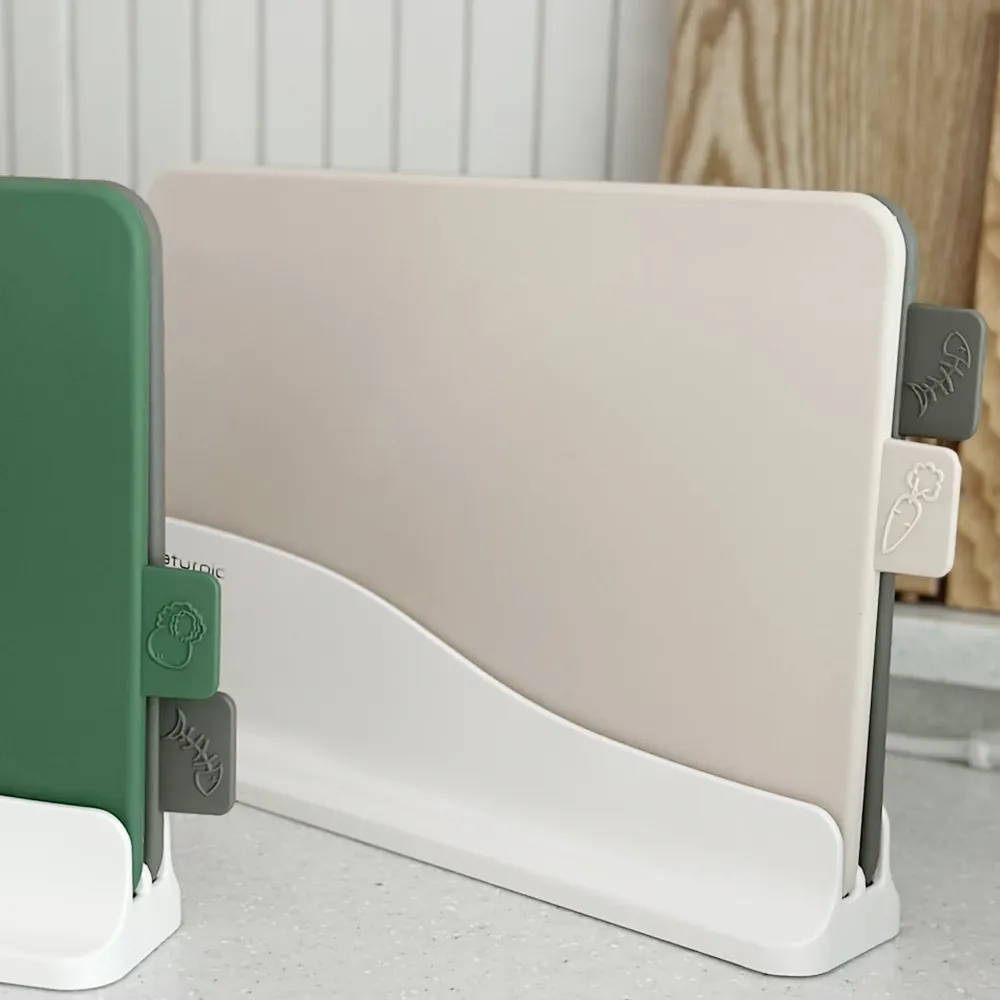 라띠르 인덱스 양면도마 3P 세트(도마2P+도마꽂이1P) - 감도 깊은 취향 셀렉트샵 29CM