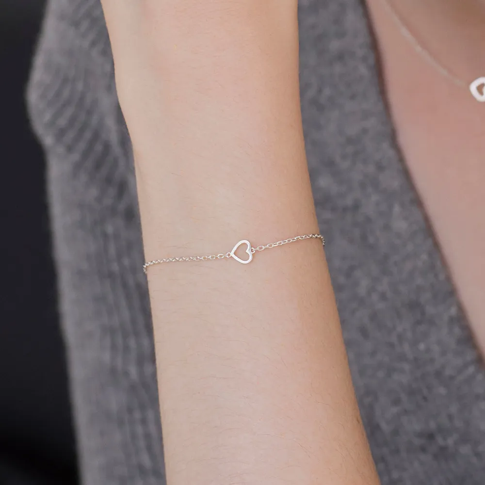 (925실버) Sweetheart 하트 은 팔찌 - 감도 깊은 취향 셀렉트샵 29CM