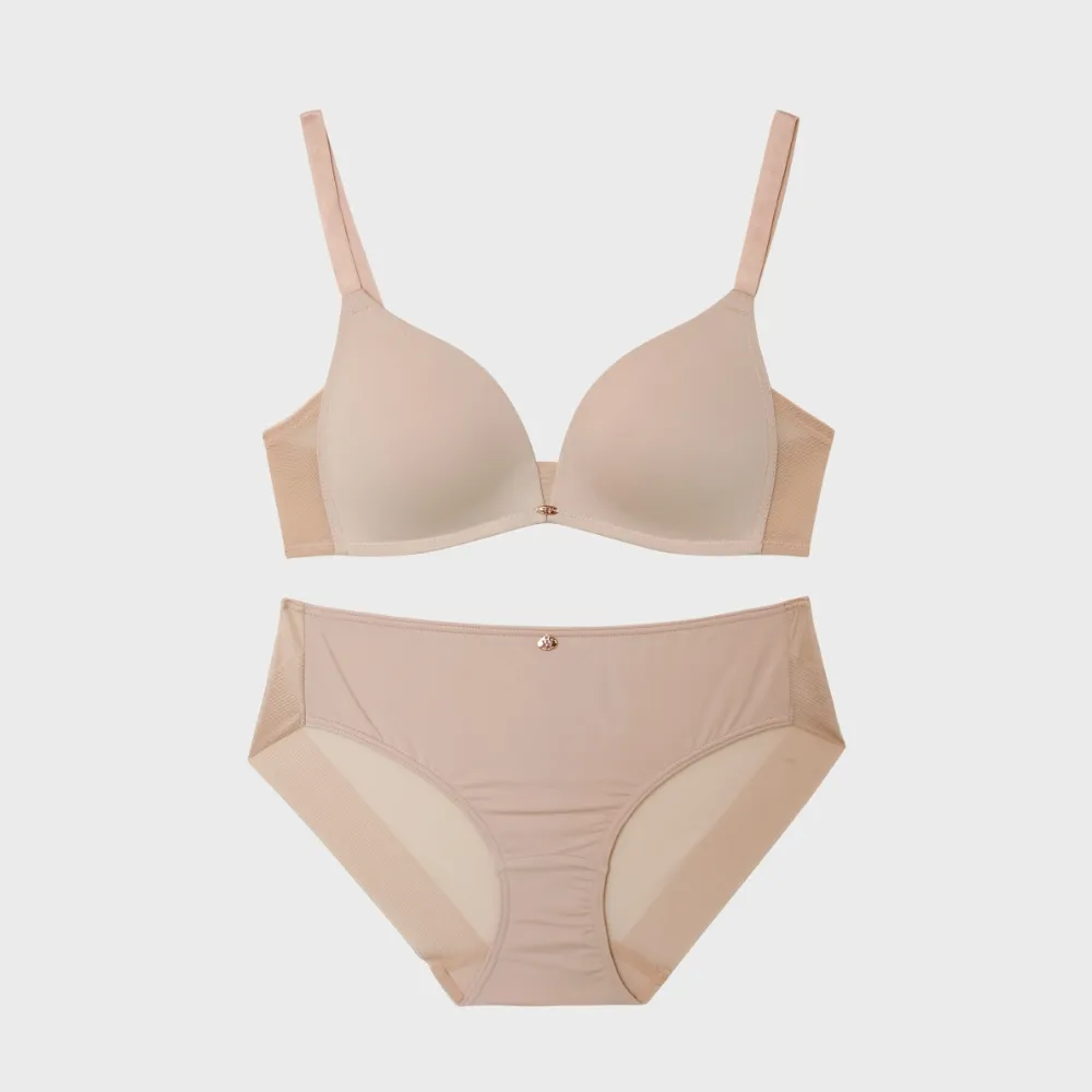 [SET] [스킨팔레트] 아쿠아 V넥 노와이어 브라팬티_4Colors - 감도 깊은 취향 셀렉트샵 29CM