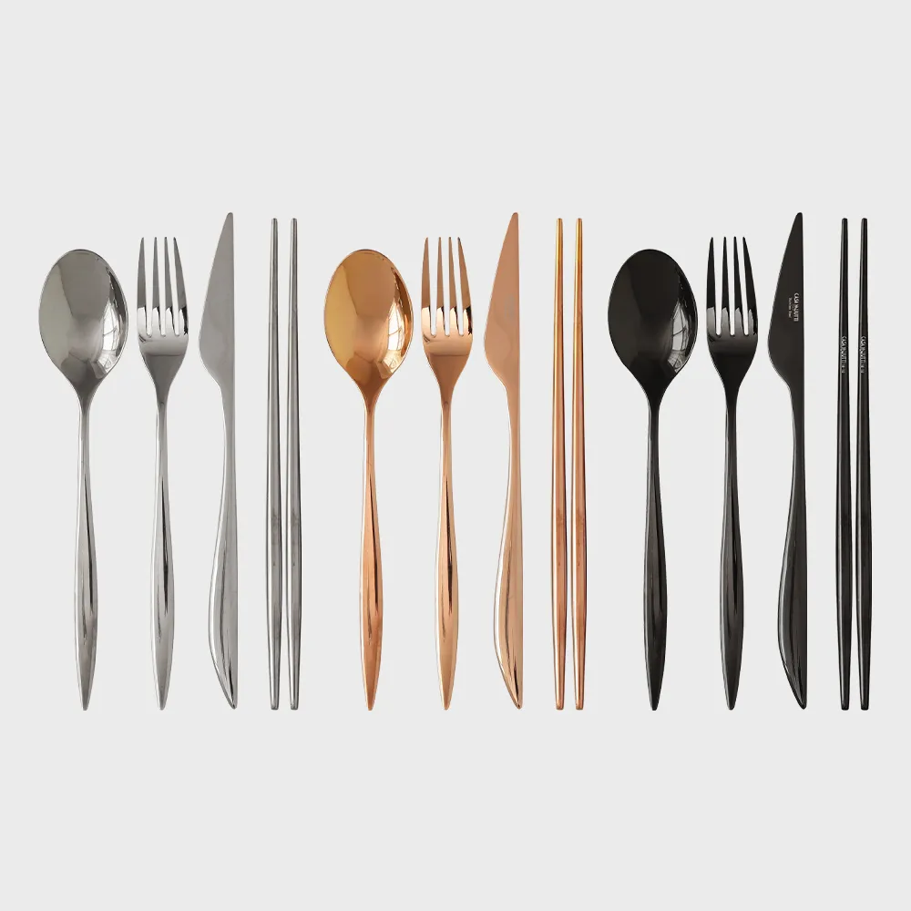 [SET] 아모르 티타늄 커트러리세트 4P 3colors - 감도 깊은 취향 셀렉트샵 29CM