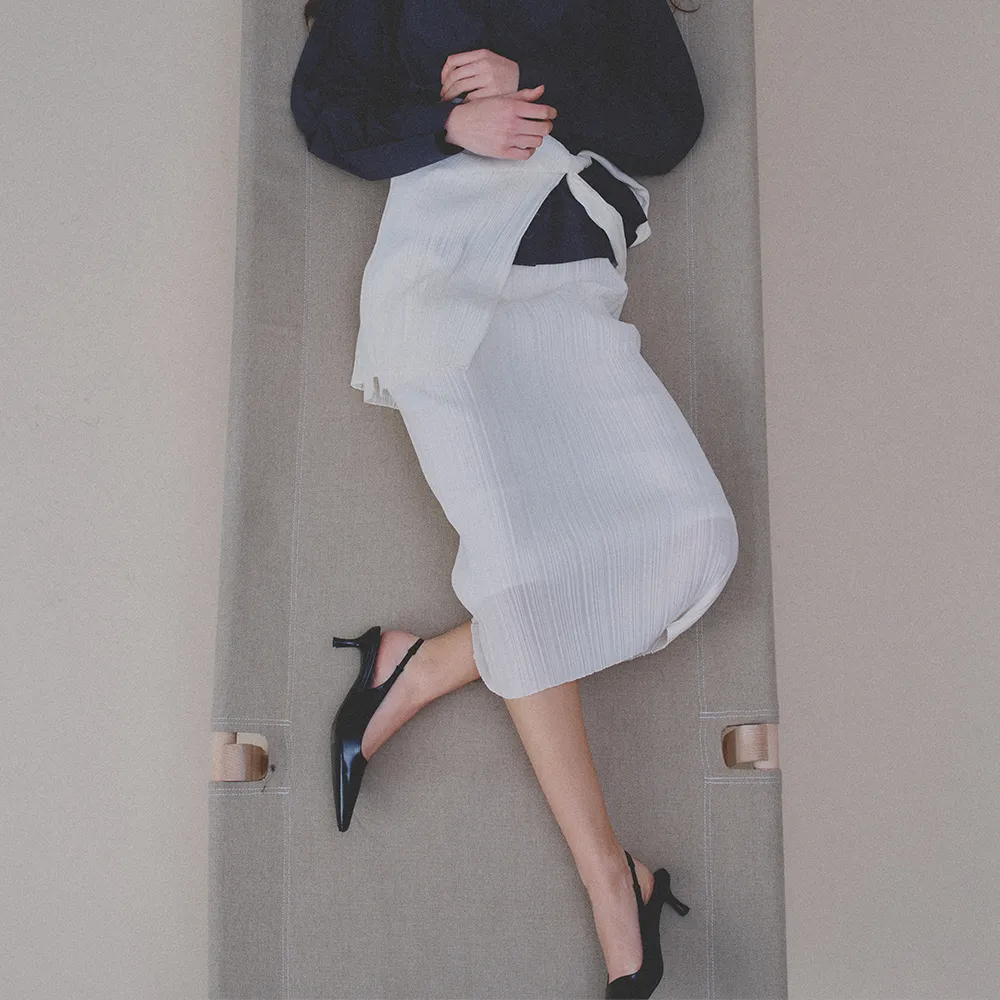 Arco Pleats Skirs (Ivory) - 감도 깊은 취향 셀렉트샵 29CM