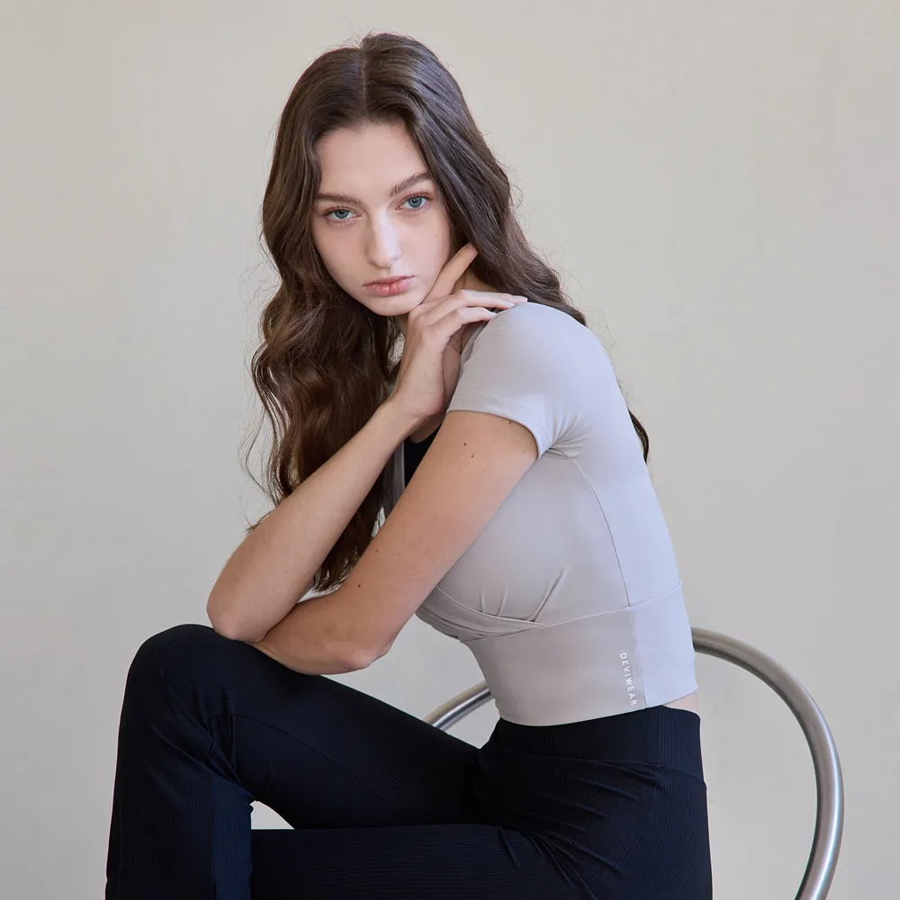 티랩 브이 크롭티 DEVI-T0058-그레이 - 감도 깊은 취향 셀렉트샵 29CM