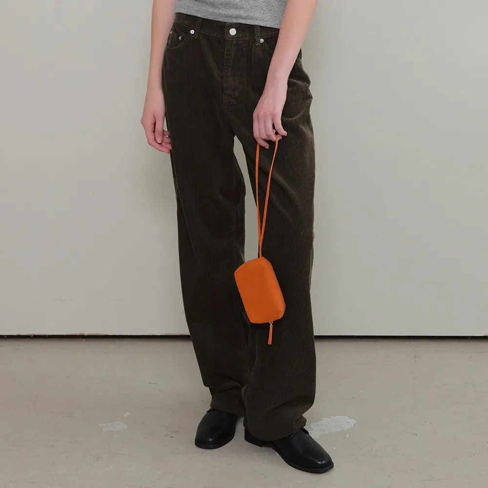 Suede strap pouch (Orange) - 감도 깊은 취향 셀렉트샵 29CM