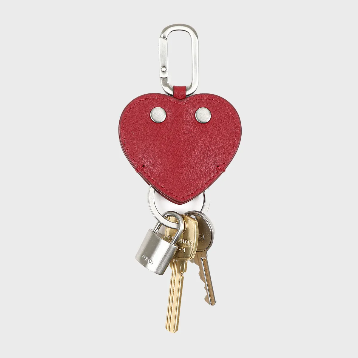 HEART FLAT KEY RING [RED] - 감도 깊은 취향 셀렉트샵 29CM