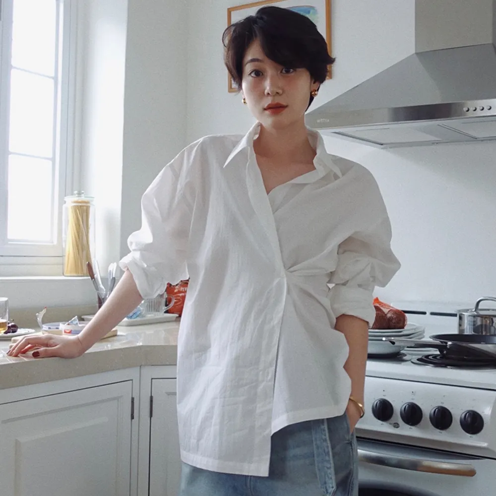Wrap Shirts_White - 감도 깊은 취향 셀렉트샵 29CM