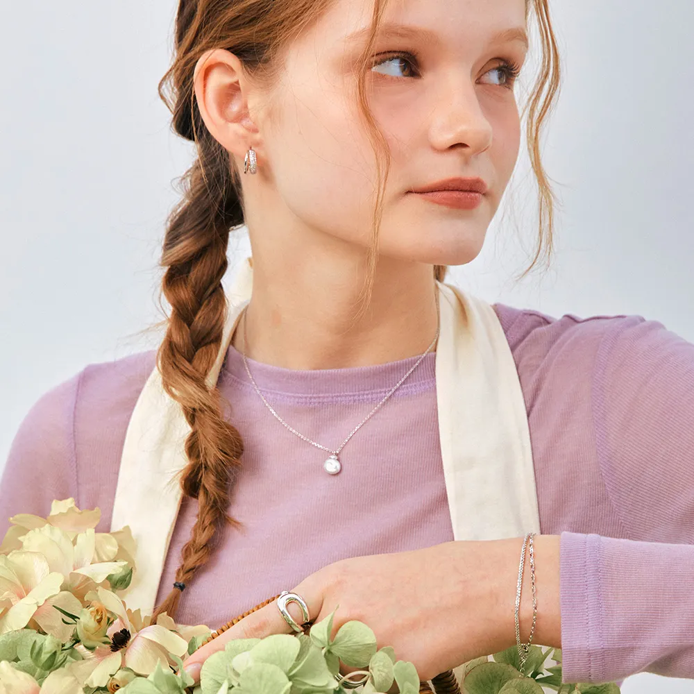 925 블룸 진주 목걸이 - 감도 깊은 취향 셀렉트샵 29CM