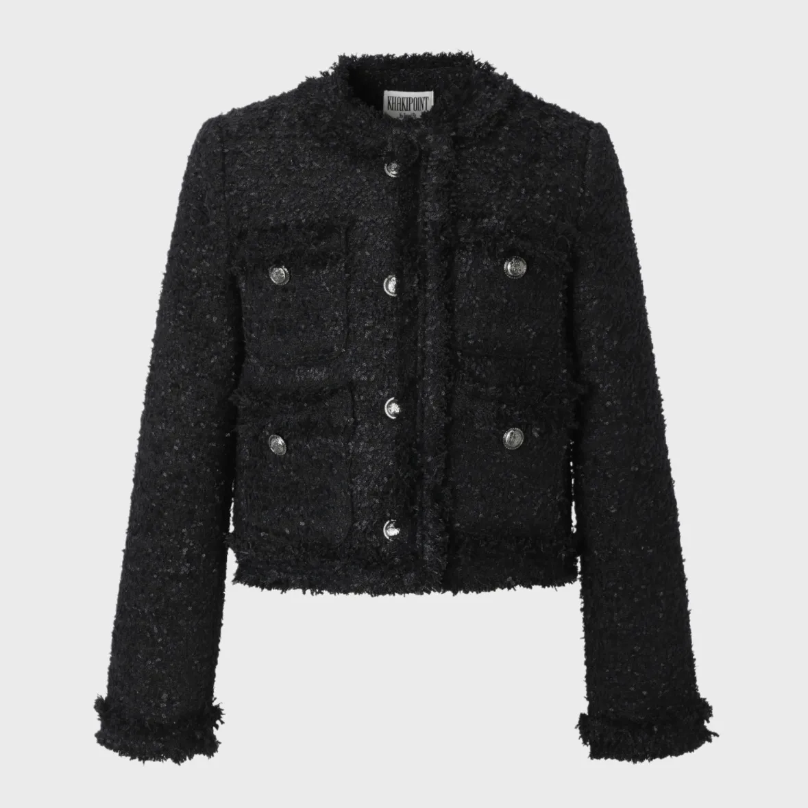 Antique Crop Tweed Jacket (black) - 감도 깊은 취향 셀렉트샵 29CM