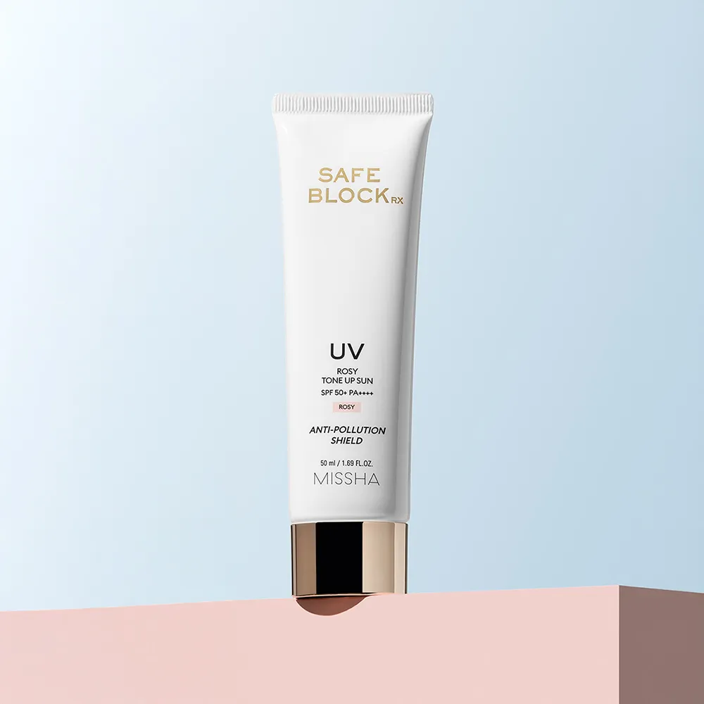 [1+1][미샤] 세이프블록 RX 로지 톤업 선 SPF50+/PA++++ 50ml - 감도 깊은 취향 셀렉트샵 29CM