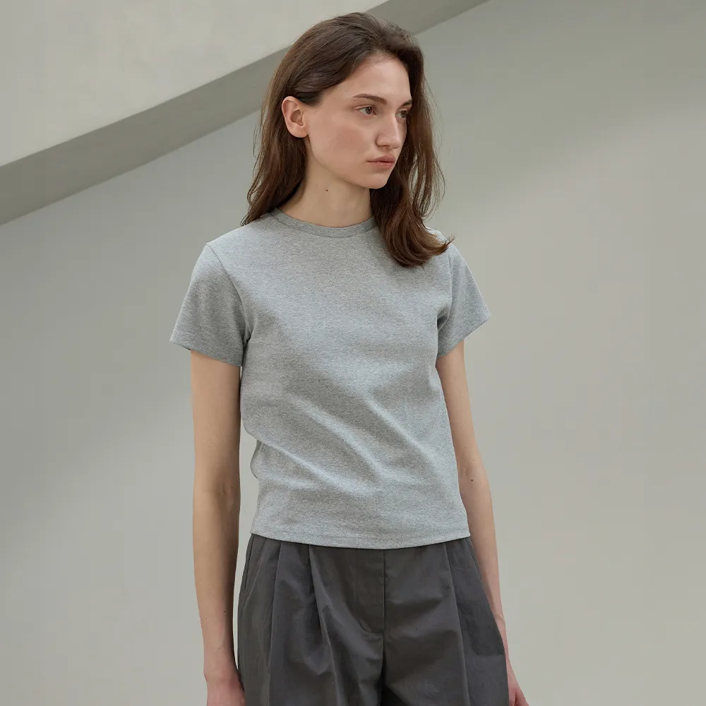 Basic Cotton T-Shirt - Gray - 감도 깊은 취향 셀렉트샵 29CM