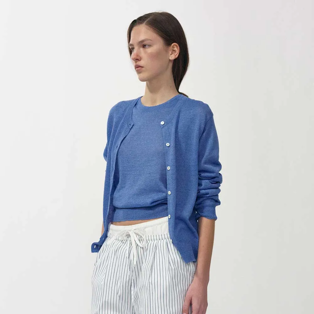 Rola linen cardigan (Marine blue) - 감도 깊은 취향 셀렉트샵 29CM