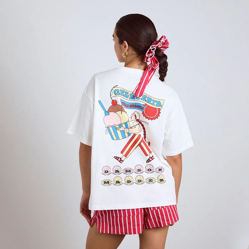 (W) GELATI GIRL BOYFRIEND TEE (WHITE) - 감도 깊은 취향 셀렉트샵 29CM