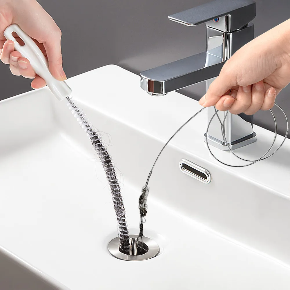 세면대 배수구 뚫어뻥 매직와이어 2P + 스텐와이어 2P (총4P) - 감도 깊은 취향 셀렉트샵 29CM