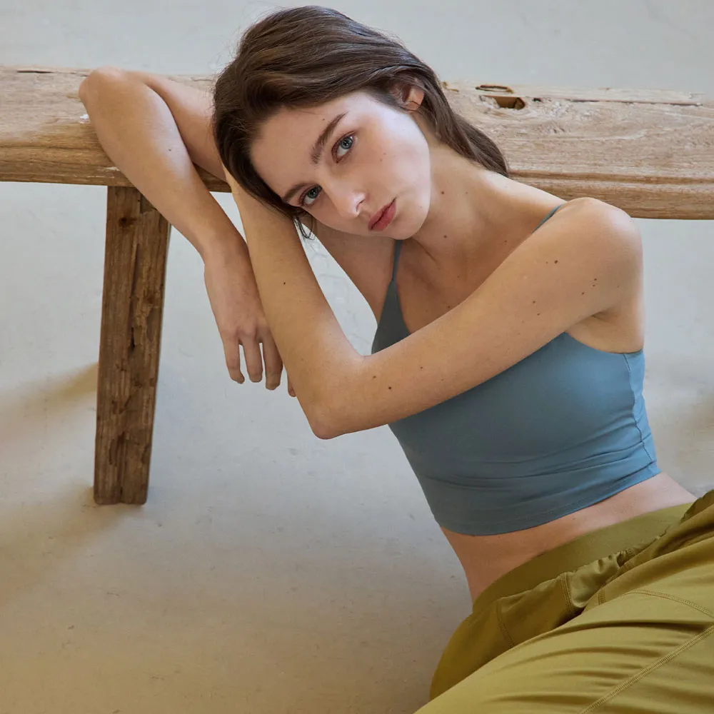 여성 요가복 DEVI-TS0011-페일블루 필라테스 도로시 크롭탑 - 감도 깊은 취향 셀렉트샵 29CM