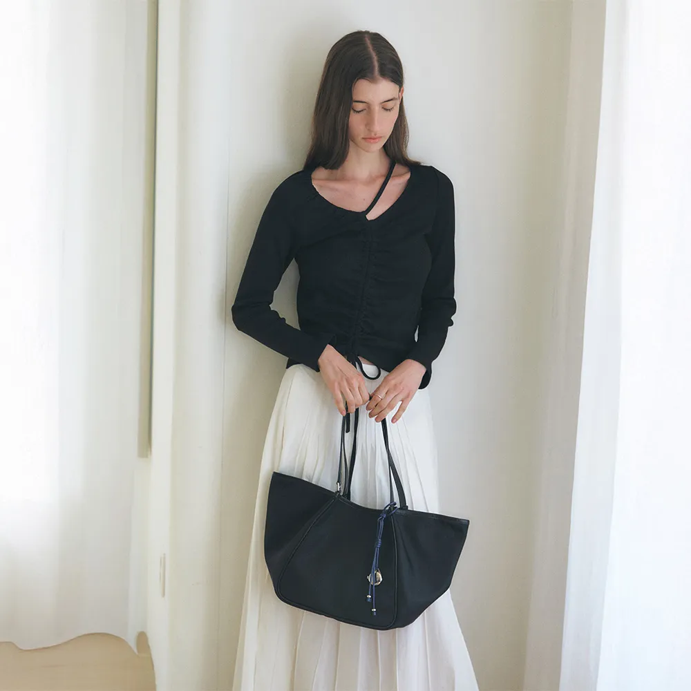 Slit detail unbalance t-shirt KW3SE1510_10 - 감도 깊은 취향 셀렉트샵 29CM