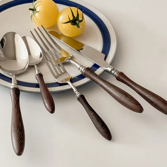 [EPOK 에포크] 웬지 우드 손잡이 커트러리 5종 - 감도 깊은 취향 셀렉트샵 29CM