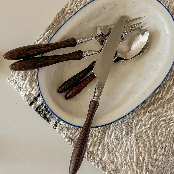 [EPOK 에포크] 웬지 우드 손잡이 커트러리 5종 - 감도 깊은 취향 셀렉트샵 29CM