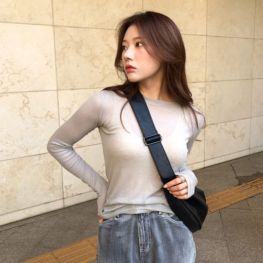 [정향PICK] 루시리우 시스루 라운드 티 - 감도 깊은 취향 셀렉트샵 29CM