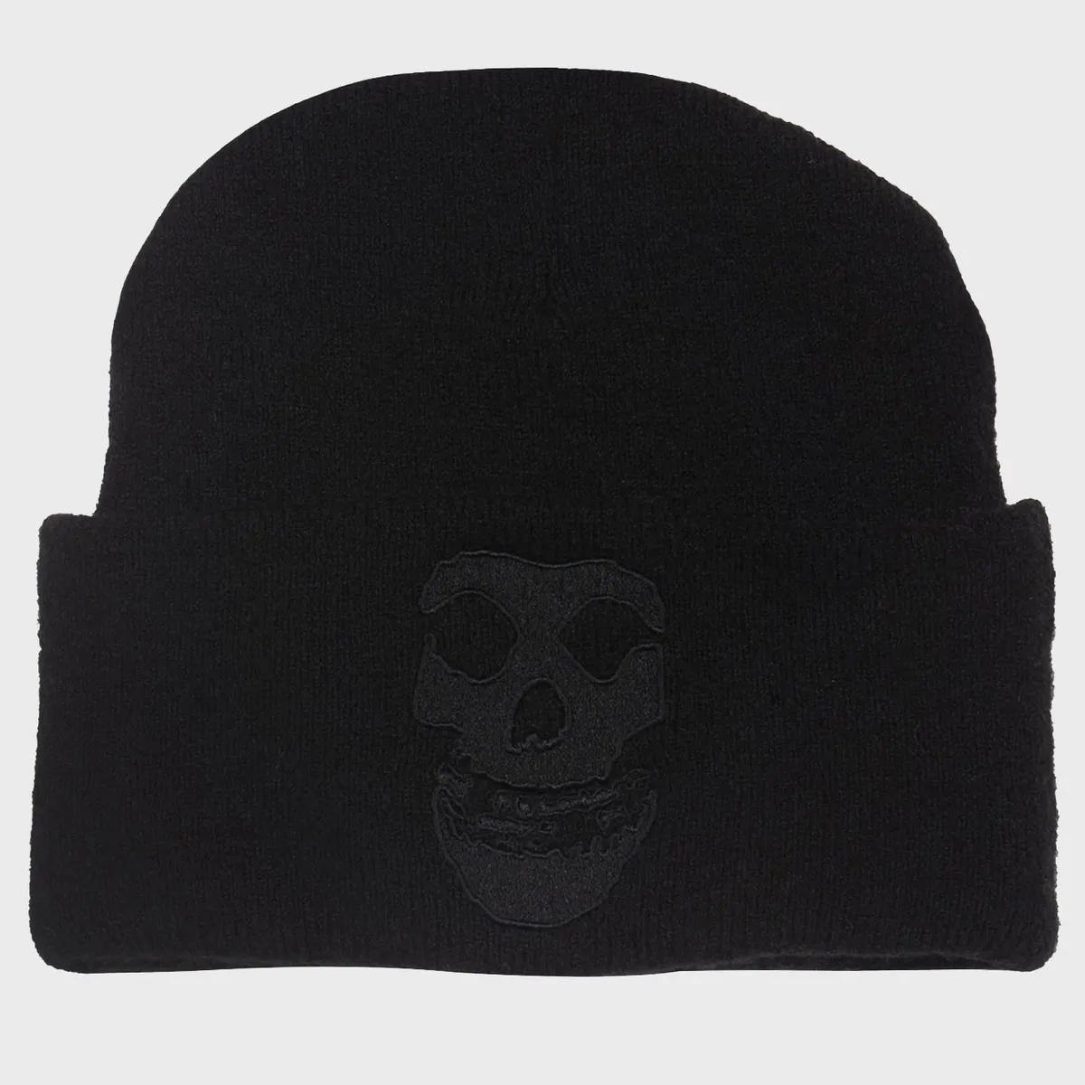 Skull face knit cap (Black/Black) - 감도 깊은 취향 셀렉트샵 29CM