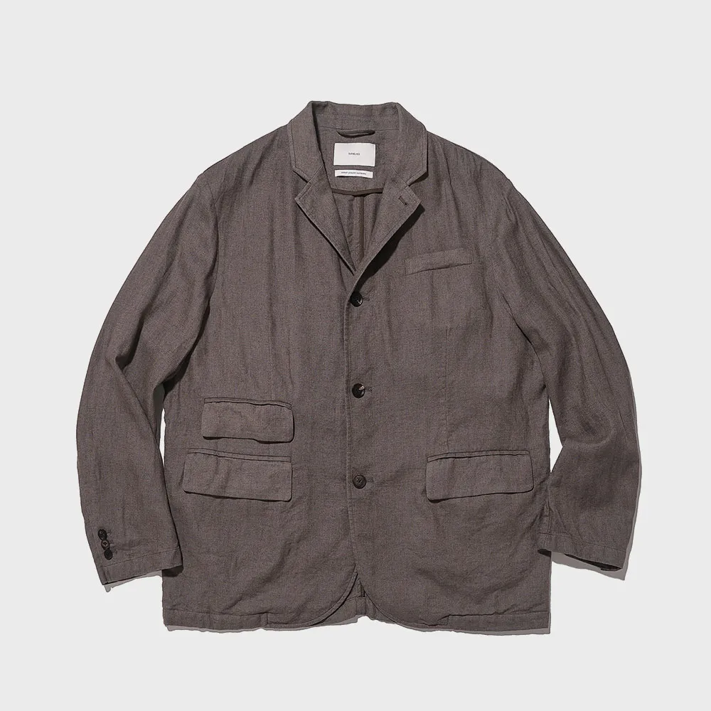 [25SS] Herringbone L/C Slumber Jacket - Mocha - 감도 깊은 취향 셀렉트샵 29CM