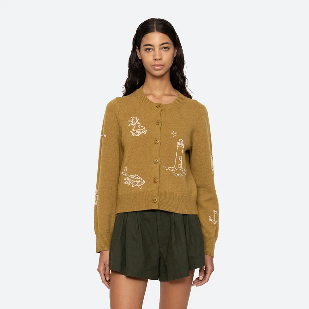 (W) CLYDE LIGHTHOUSE CARDIGAN (Ochre) - 감도 깊은 취향 셀렉트샵 29CM