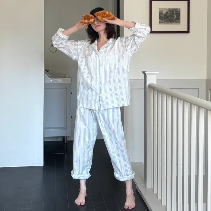 [29CM 단독] (uni)미드나잇인파리 스트라이프 파자마 레브블루 - 감도 깊은 취향 셀렉트샵 29CM