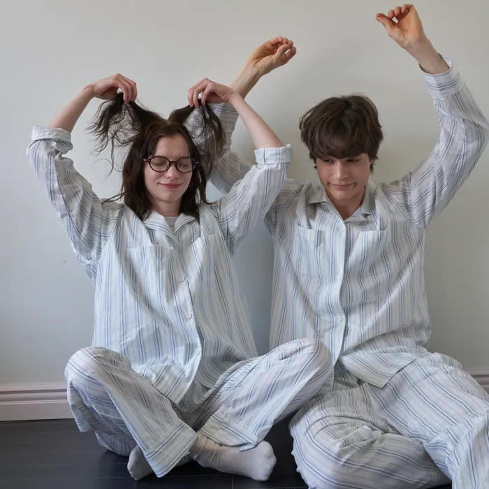 [29CM 단독] (uni)미드나잇인파리 스트라이프 파자마 레브블루 - 감도 깊은 취향 셀렉트샵 29CM