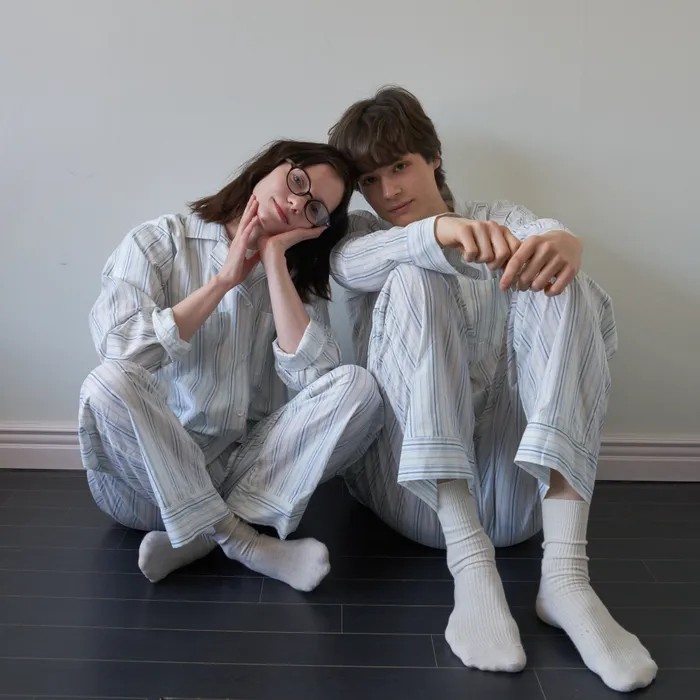 [29CM 단독] (uni)미드나잇인파리 스트라이프 파자마 레브블루 - 감도 깊은 취향 셀렉트샵 29CM