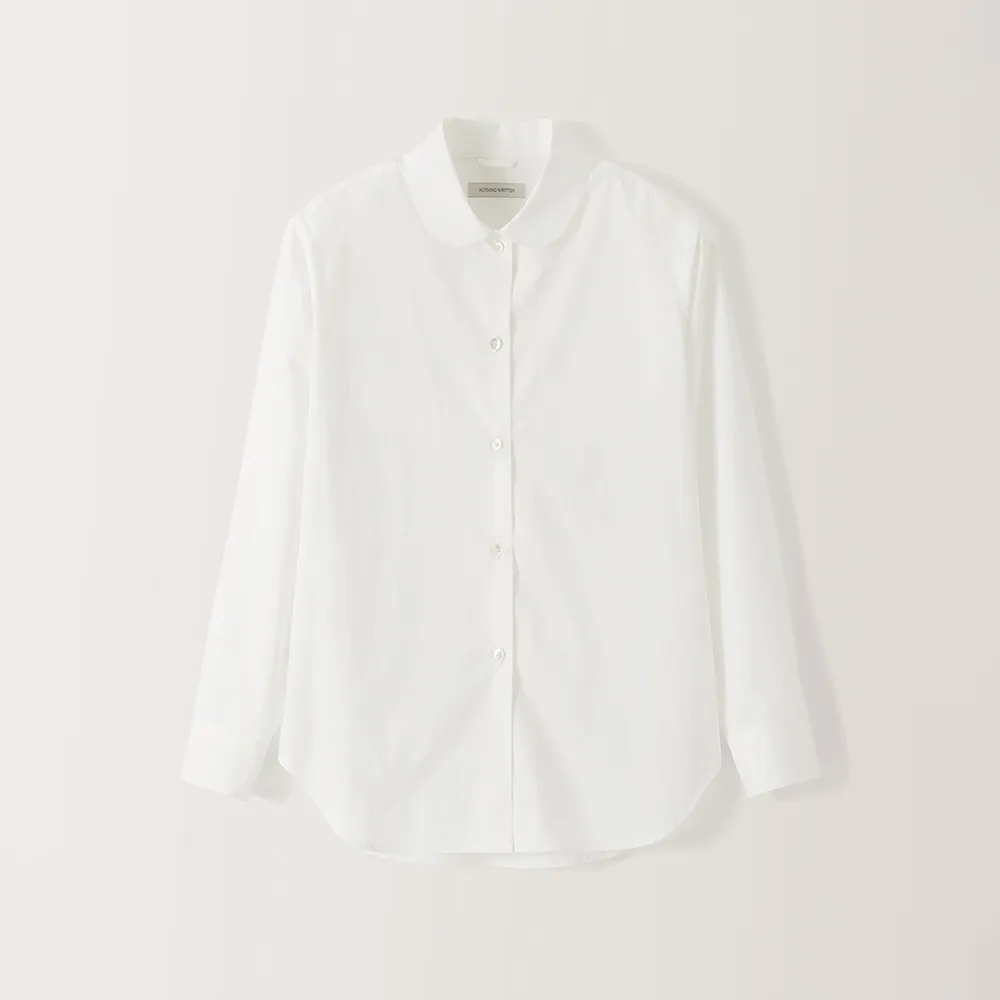 Round collor shirt (White) - 감도 깊은 취향 셀렉트샵 29CM