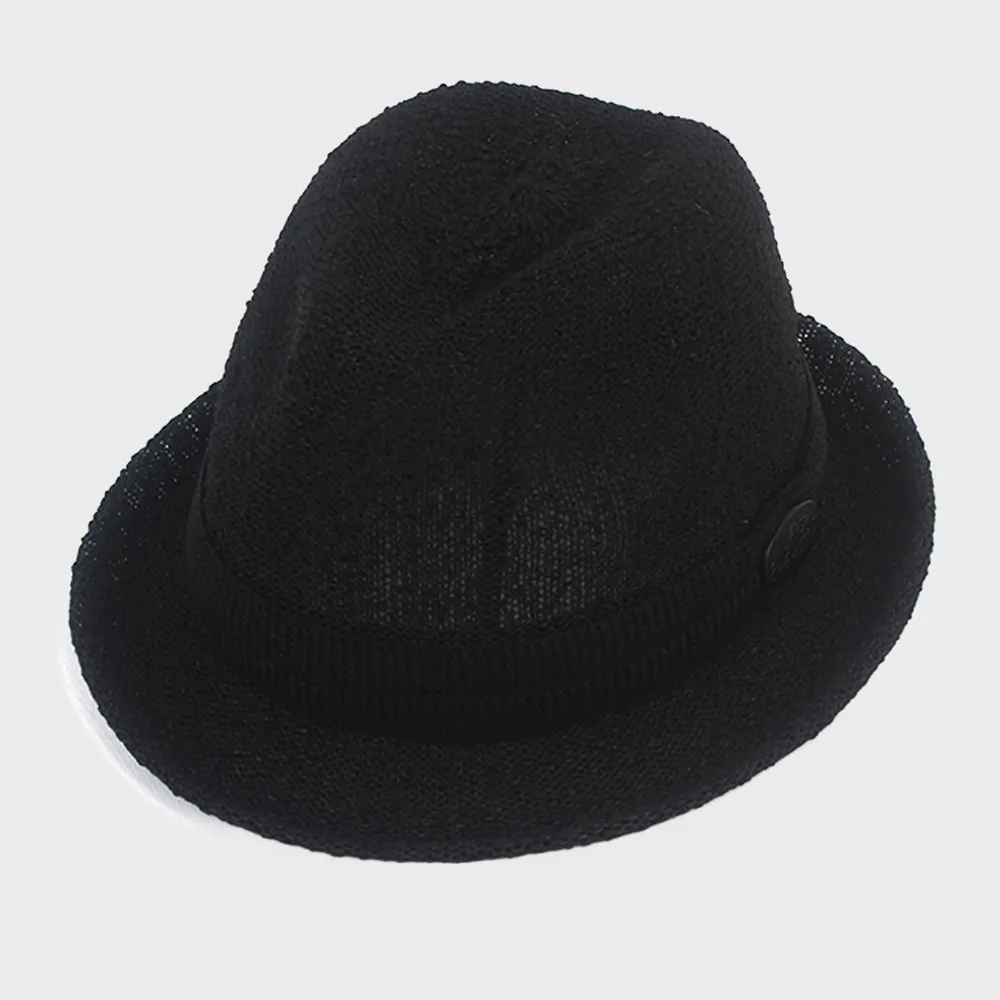 Punk Black Knit Fedora 페도라 - 감도 깊은 취향 셀렉트샵 29CM