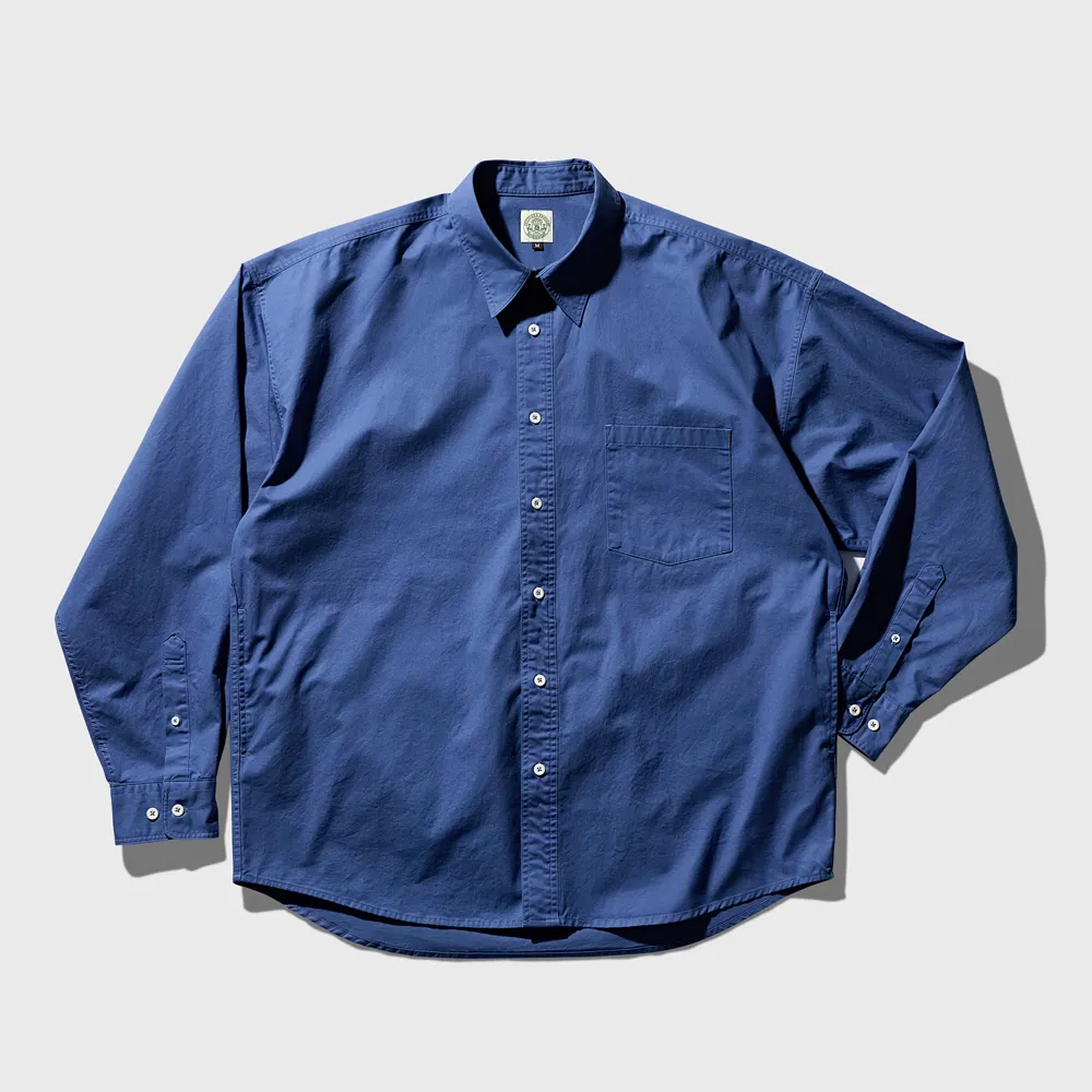 DTRO+AFST 90s L/S Shirts Ver.2 French Blue - 감도 깊은 취향 셀렉트샵 29CM