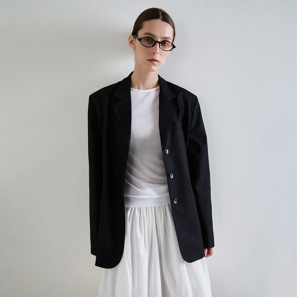 Essence blazer (Black) - 감도 깊은 취향 셀렉트샵 29CM