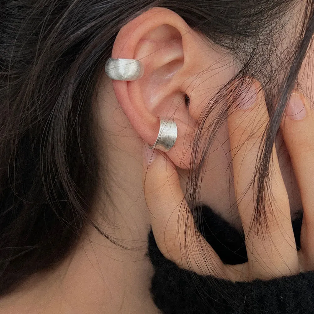 silver925 matt bold earcuff - 감도 깊은 취향 셀렉트샵 29CM