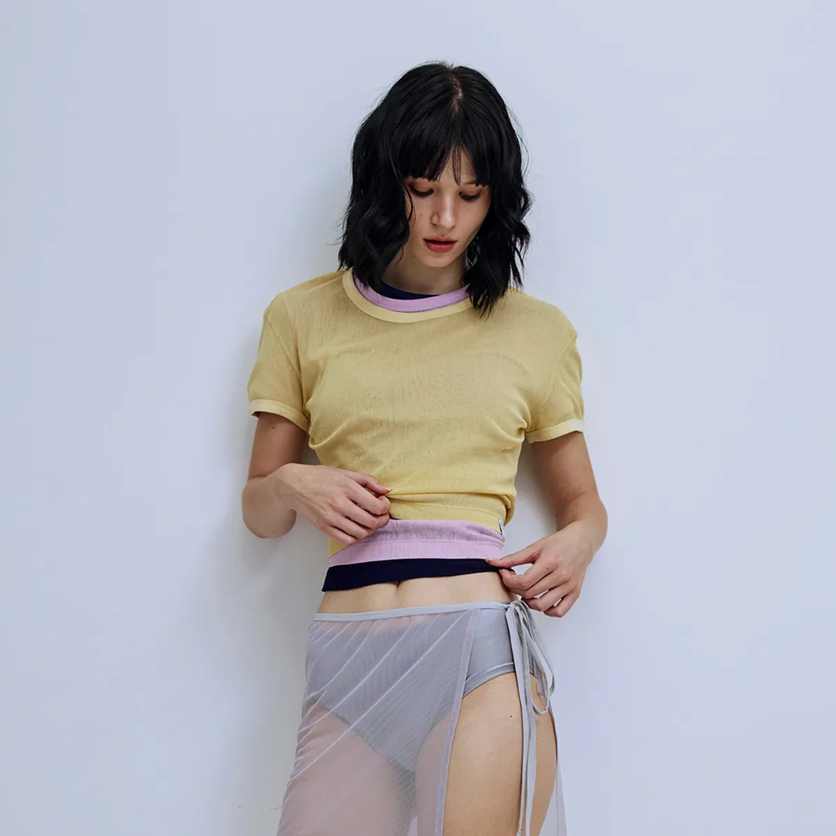 코튼 메쉬 슬림핏 티셔츠_6Color - 감도 깊은 취향 셀렉트샵 29CM