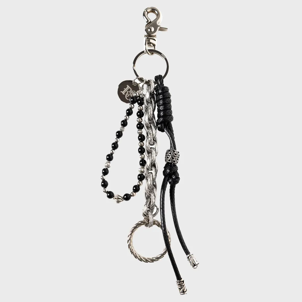 BEADS CHAIN KEYRING - BLACK - 감도 깊은 취향 셀렉트샵 29CM