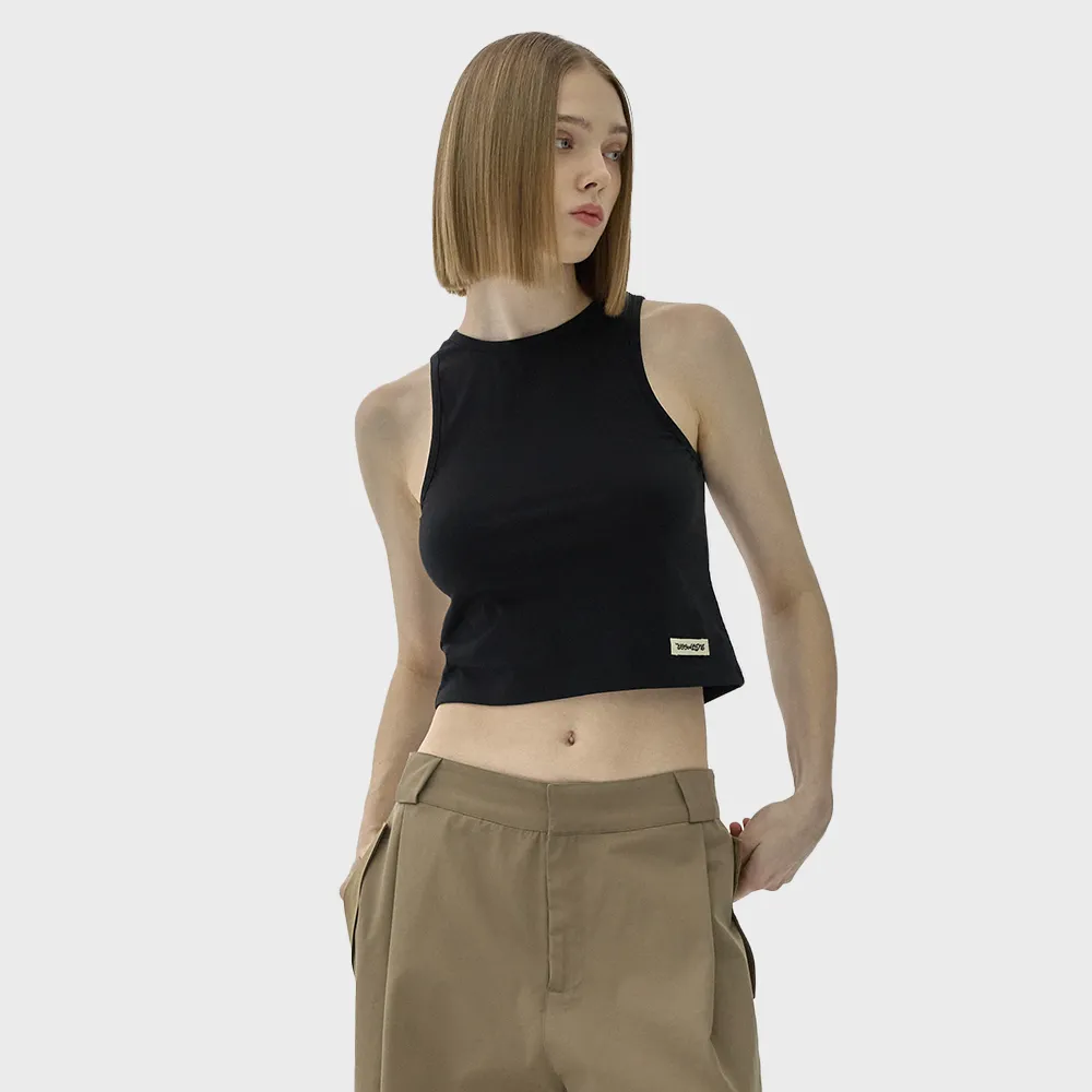 Skin Soft Halter Tank Top - DEEP BLACK - 감도 깊은 취향 셀렉트샵 29CM