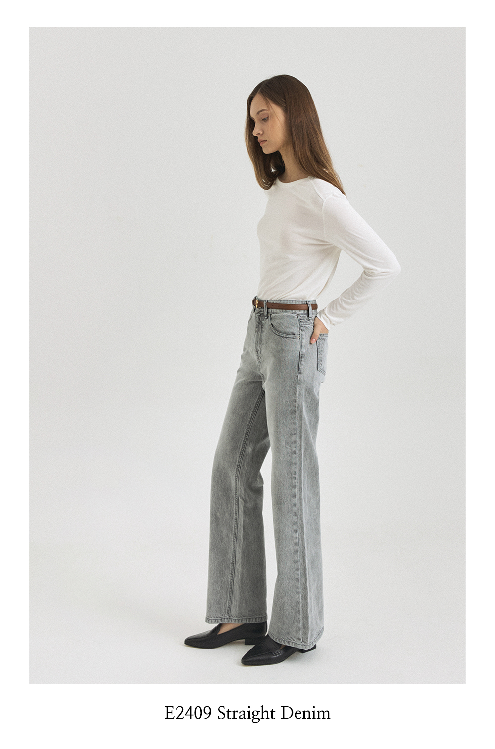 [민정PICK] E2409 Straight Denim (Vintage Gray) - 감도 깊은 취향 셀렉트샵 29CM