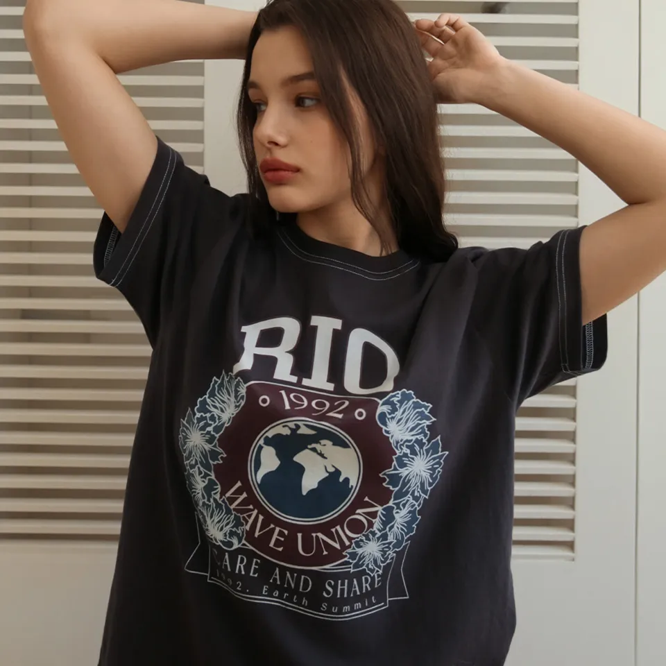 Rio T-shirt charcoal - 감도 깊은 취향 셀렉트샵 29CM