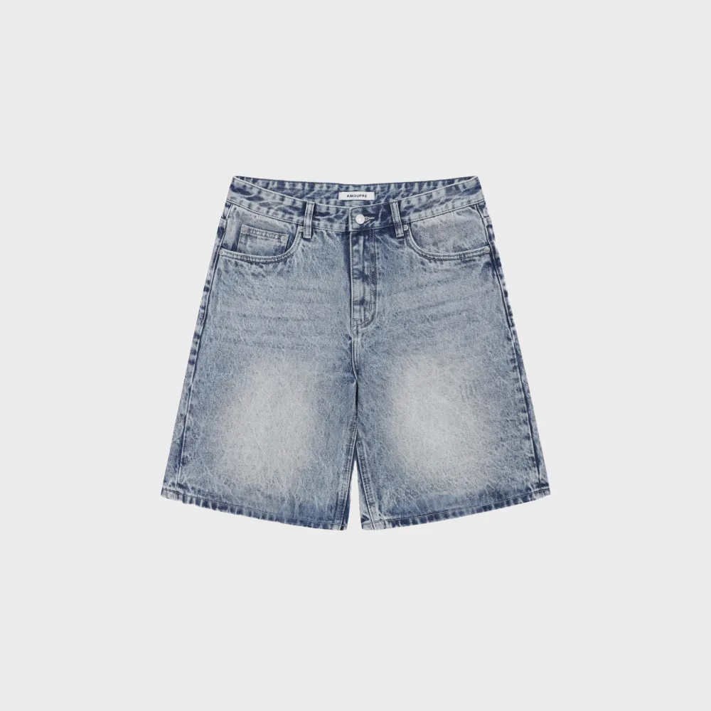 Salt Washed Short Denim (Blue)_J3POM25301BUX - 감도 깊은 취향 셀렉트샵 29CM