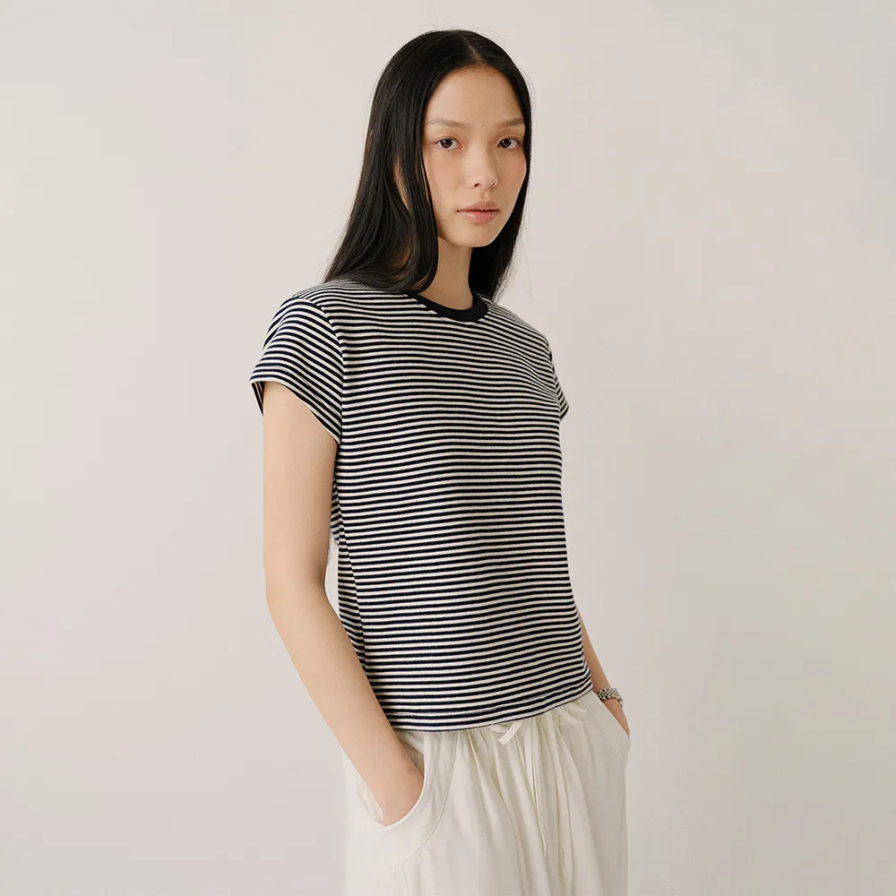 [3차리오더]LOTTY T-SHIRTS (STRIPE NAVY) - 감도 깊은 취향 셀렉트샵 29CM